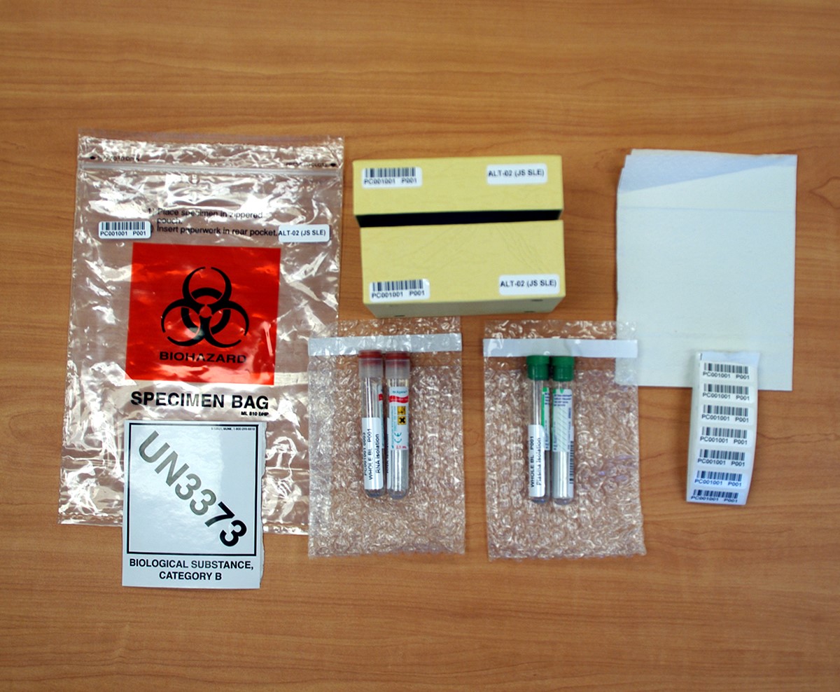 Biospecimen Kit Preparation and Shipment Support